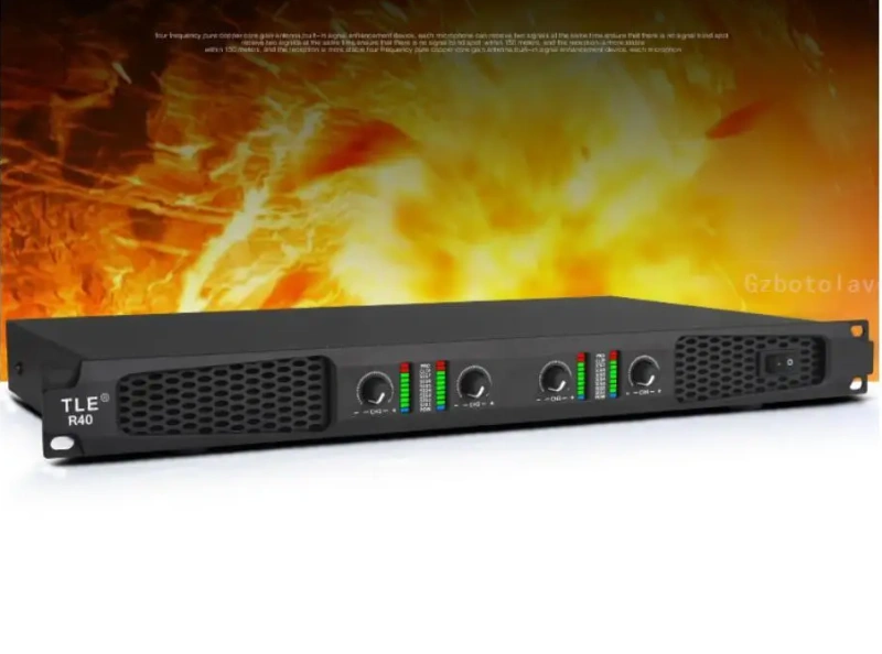 High power Professional post-grade 1U digital conference amplifier ...