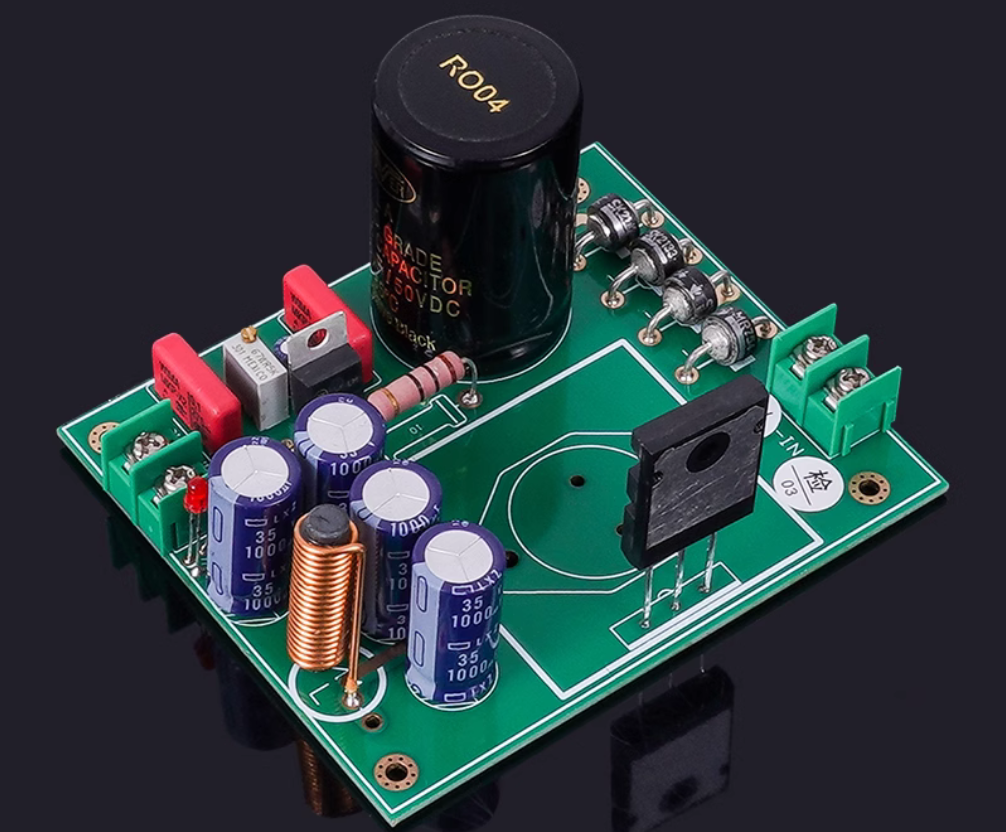 2-10A Linear high current regulated power board with low noise, high ...
