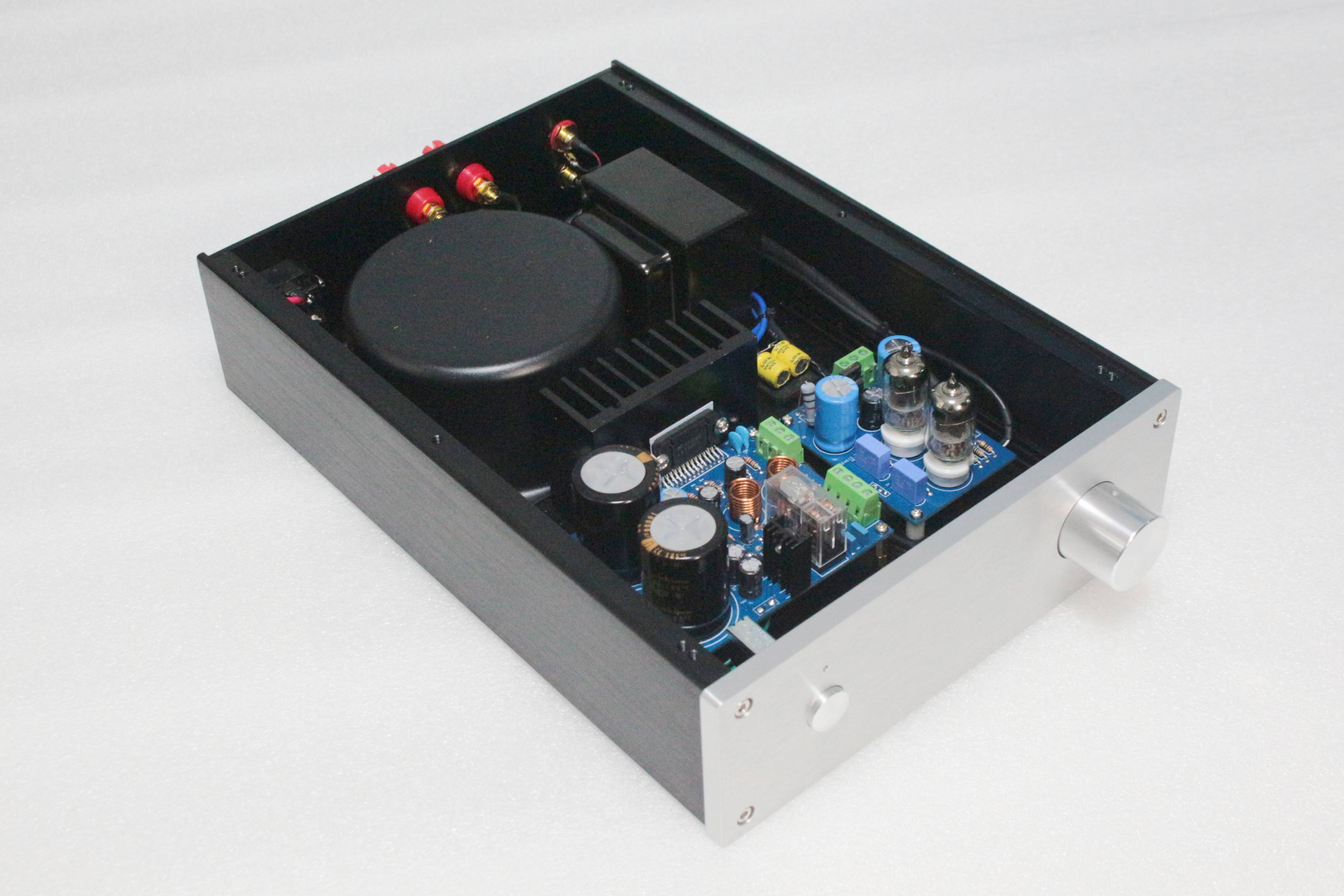 Finished L4780 HIFI DIY stereo 60W*2 power amplifier combiner with 6J1 ...