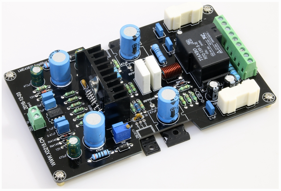 LME49830+IRFP240/IRFP9240 100W ClassAB Mono FET Power Amplifier Board