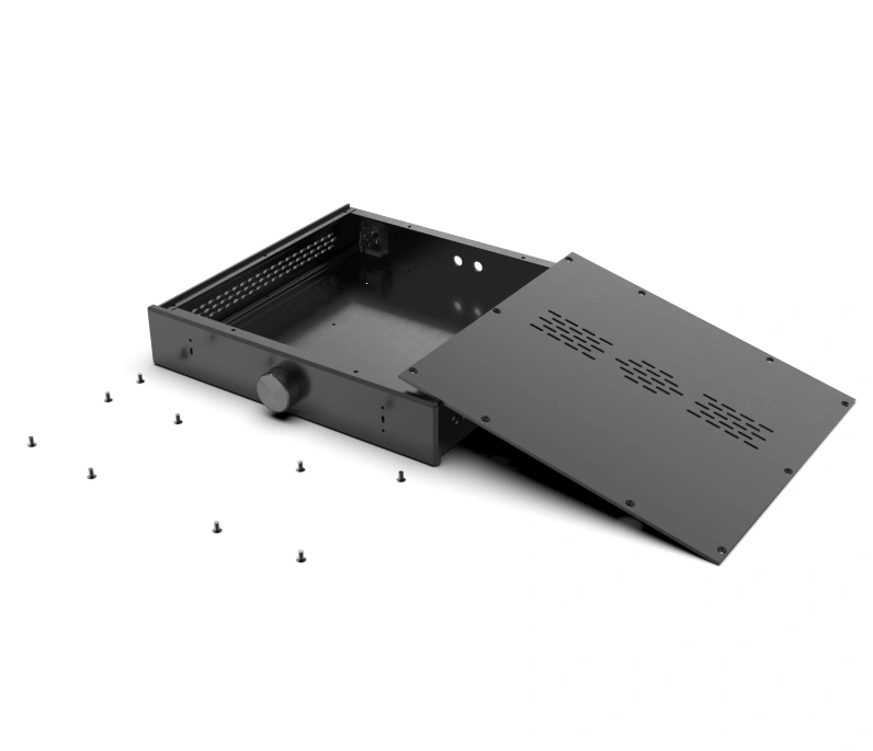 JC2 Preamp balanced version chassis HIFI DIY full aluminum case can ...