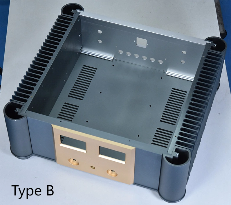 New Design - Haval Rounded HeatSink Amplifier Case class A HIFI DIY chassis