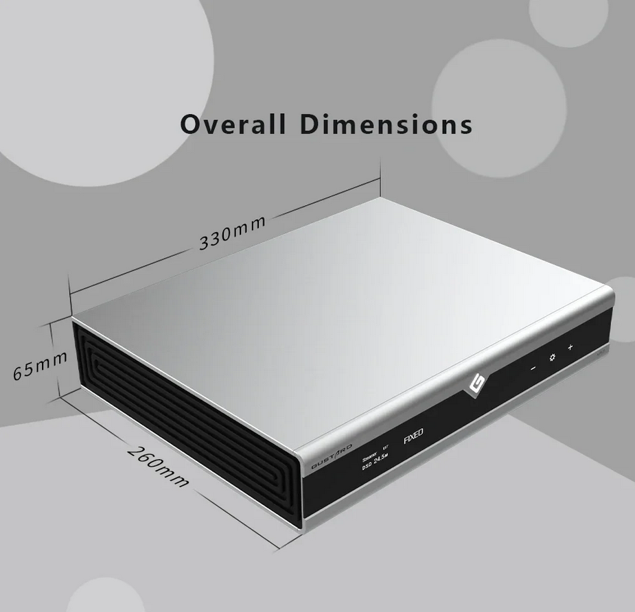 GUSTARD DAC-X26III Network Streaming Decoder Double ES9039SPRO DSD512 ...