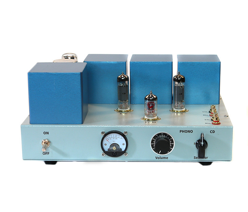 12AX7/ECC83 push 6P14/EL84 5Z4P HIFI DIY stereo 3.8W*2 tube amplifier with VU meter