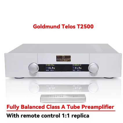 T2500 Fully Balanced HIFI E88CC * 2+ECC82 * 2 tube preamplifier with ...