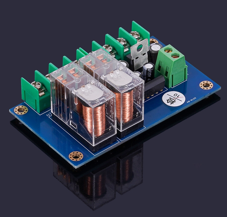 UPC1237 amplifier speaker protection board with Omron relay from Japan