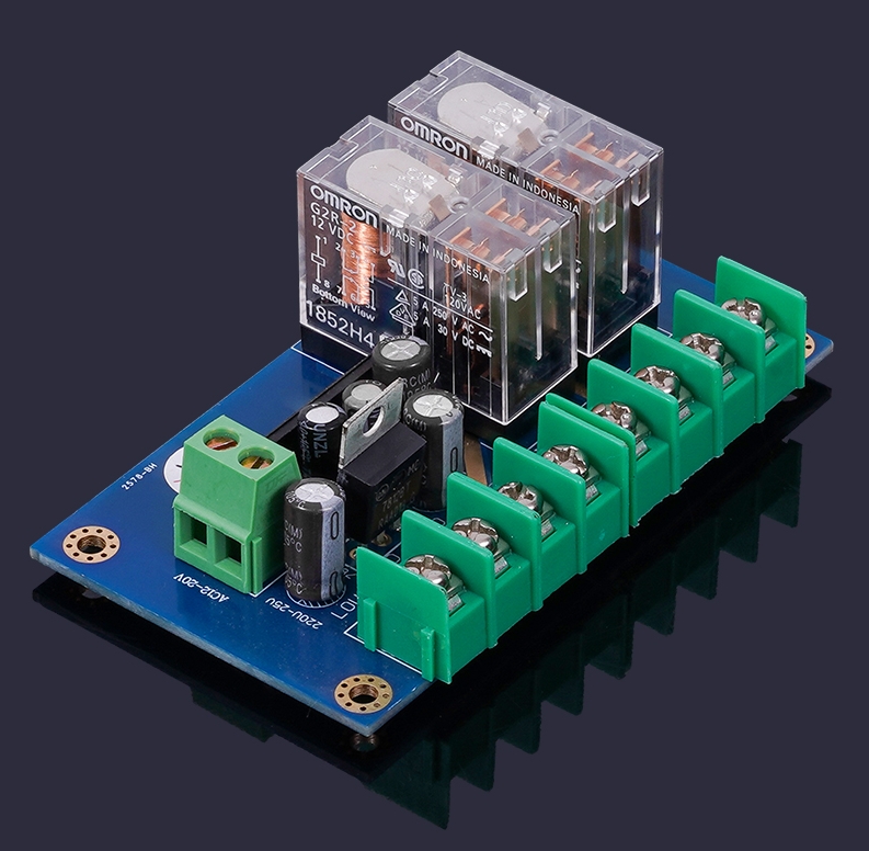 UPC1237 amplifier speaker protection board with Omron relay from Japan