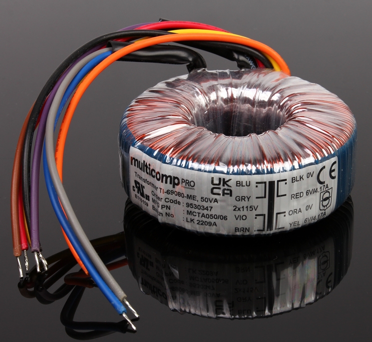 NORATEL 50W Toroidal Transformer for HIFI DIY amplifier/preamp/Linear ...