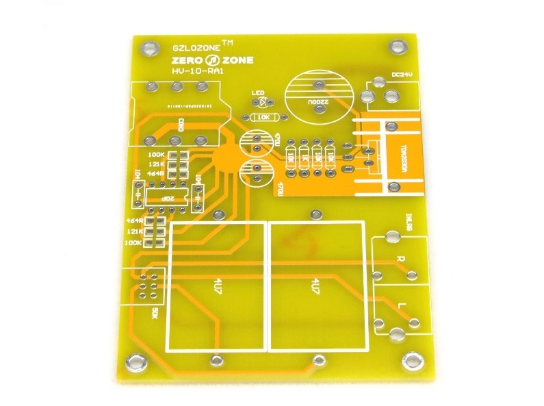 HV-10 RA1 Headphone Amplifier Board/kit/ bare PCB JRC4556AD DC18V-24V