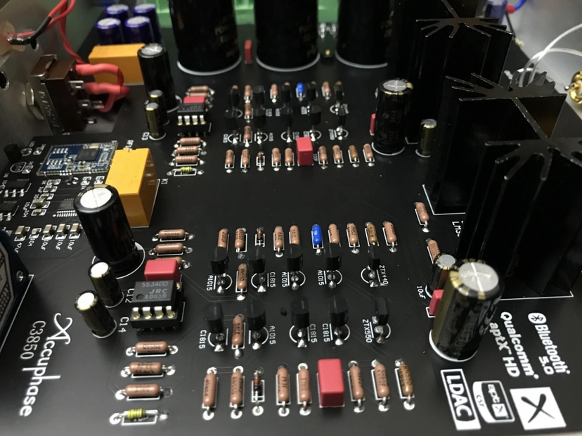 Reference Japanese Accuphase C3850 circuit HIFI DIY stereo preamplifier