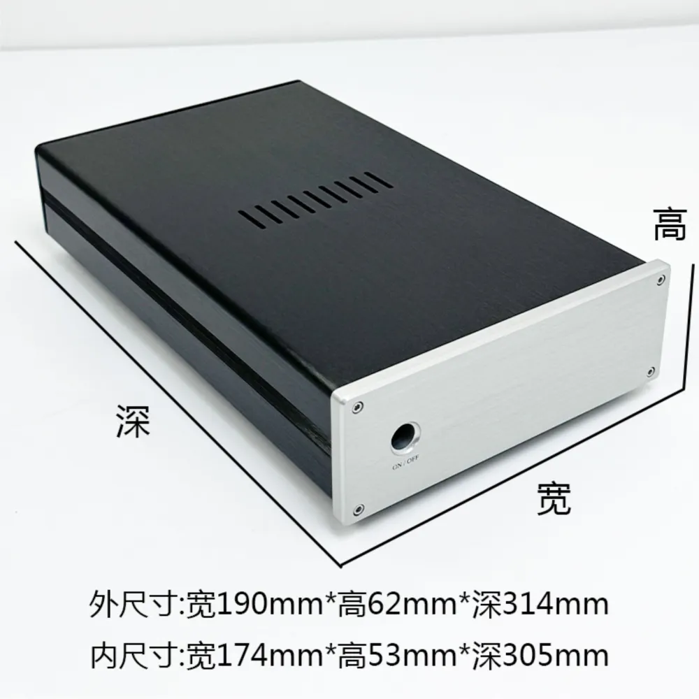 1846 Full Aluminum HIFI DIY amplifier case Linear power supply chassis ...