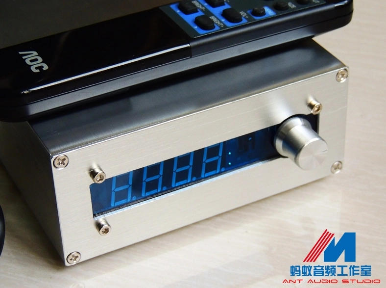 CS3310 Volume control panel infrared remote control preamp 4-channel audio source selector