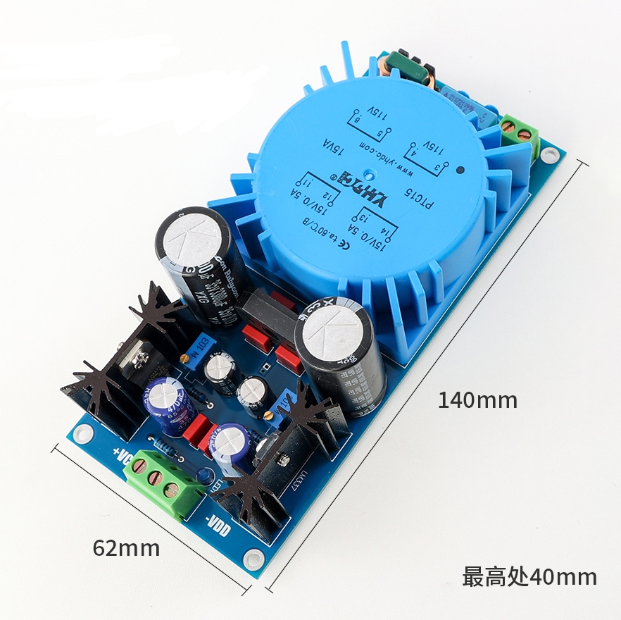 Assembled LM317 LM337 Transformer Output Adjustable Voltage Regulator ...