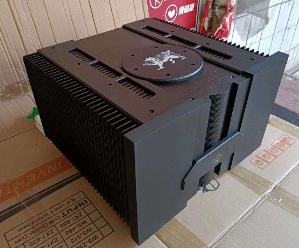 440*270*428 All aluminum alloy amplifier chassis HIFI DIY black class A ...