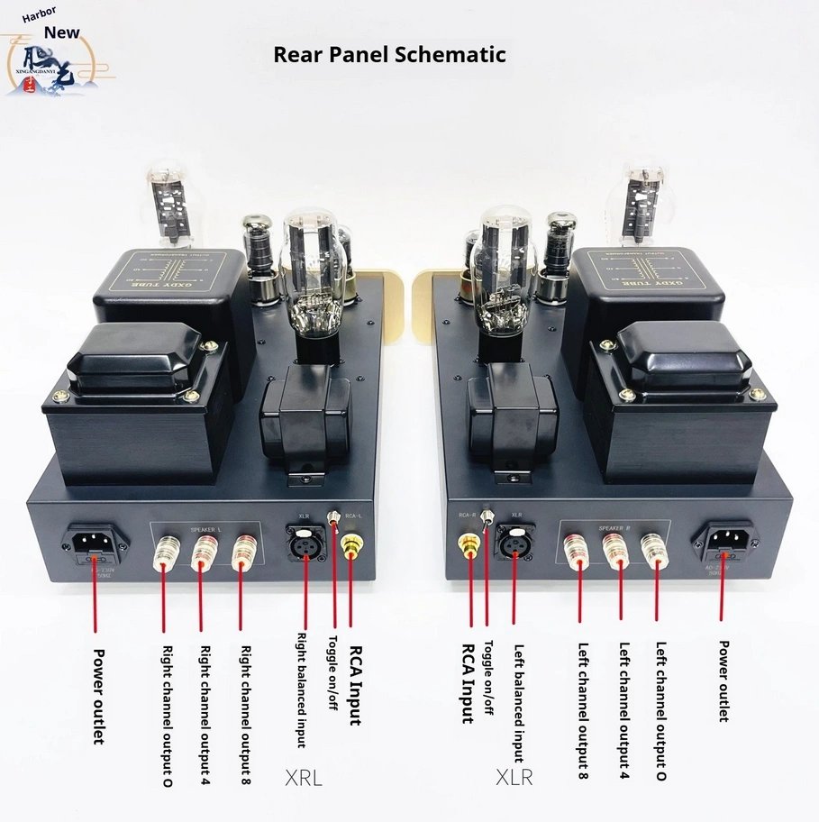 8 Tube Split 300B Tube Amp Kit, HIFI Single-ended Class A Vacuum Tube ...