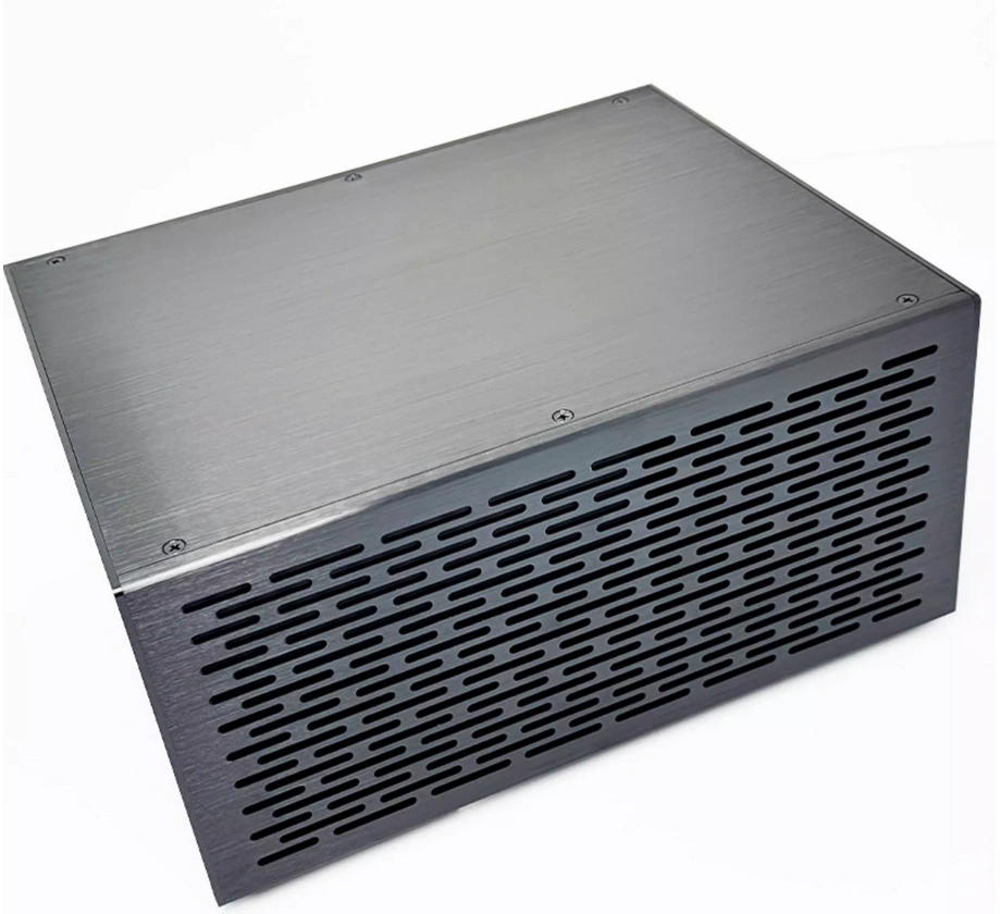 266 blank all aluminum power filter split tube amplifier chassis multi ...