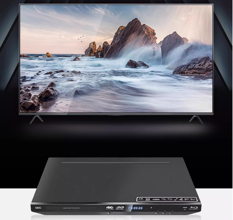 NEW GIEC BDP-G4350 4K Blu Ray Player 3D HD DVD Player CD Hard Disk ...