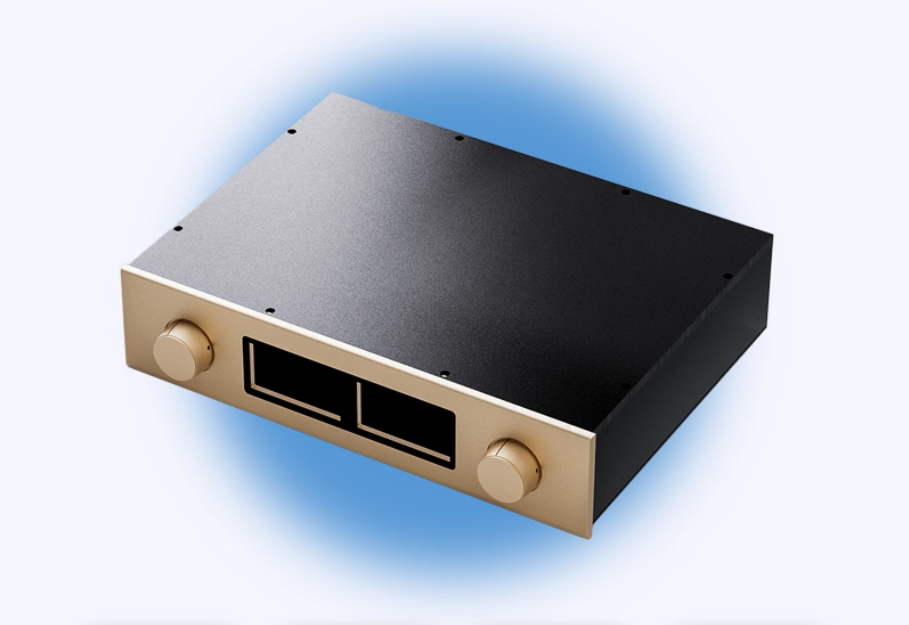 C-245 All Aluminum preamplifier Chassis Tube Amplifier Housing Hi-Fi ...