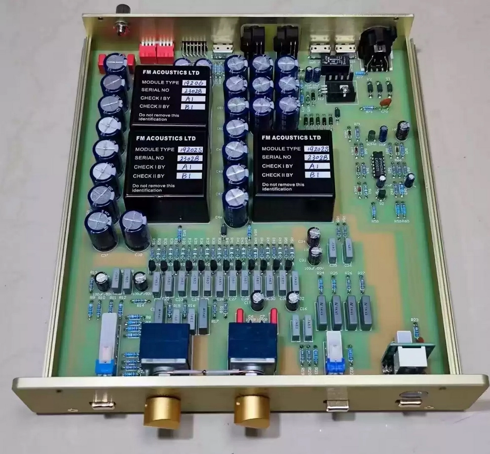 Finished FM122 phono amplifier with MM and MC input