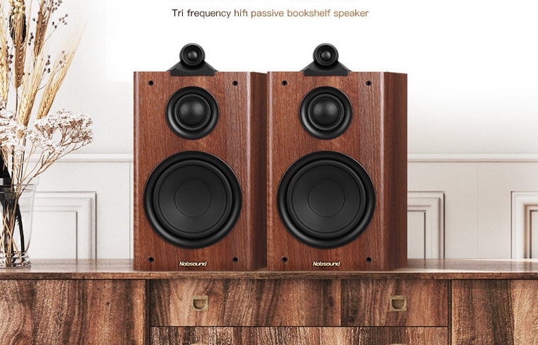 Nobsound Q3 Household three-way frequency division monitor HiFi passive ...