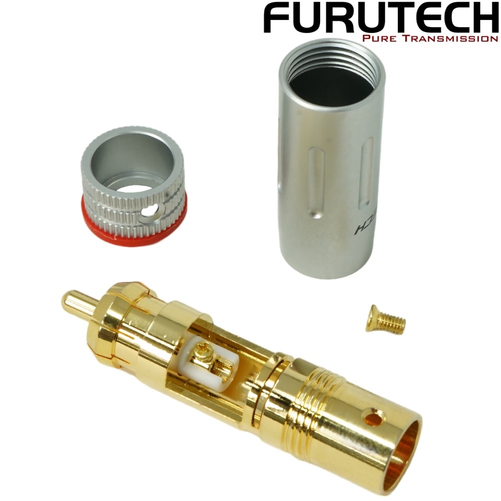FURUTECH FP-160(G) Gold plated Audiophile RCA signal cable plug