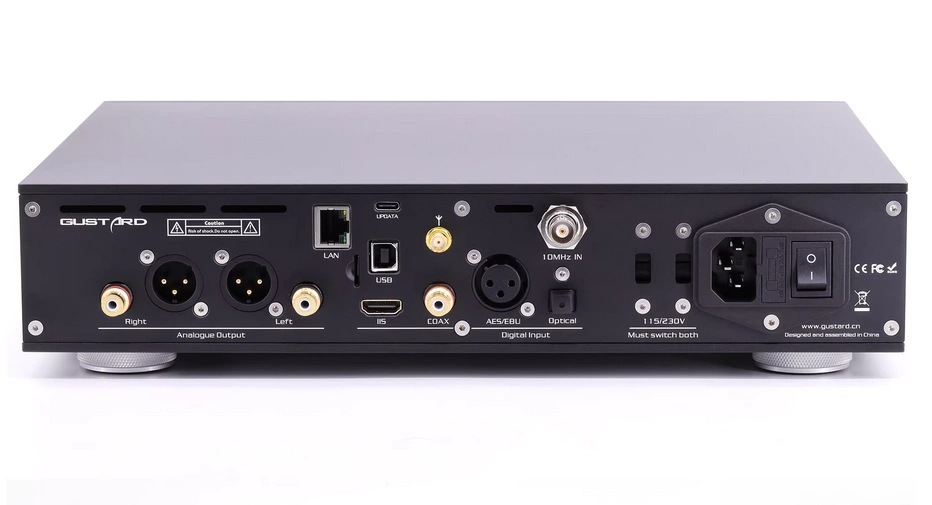 GUSTARD DAC-R26II Bridge Network Streaming Decoder R2R+1-bit Dual ...