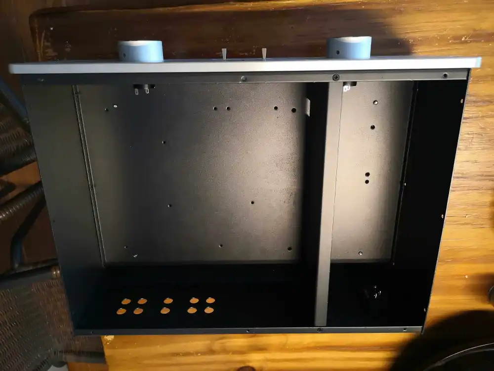 AN Audiophile tube preamp chassis HIFI DIY Aluminum-iron combined phone ...