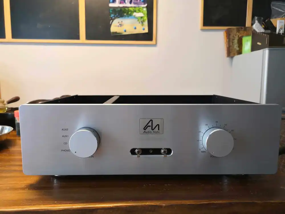 AN Audiophile tube preamp chassis HIFI DIY Aluminum-iron combined phone ...
