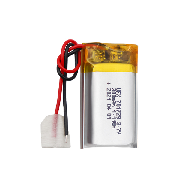 UFX 701729 300mAh 3.7V-Leading Manufacturer In China