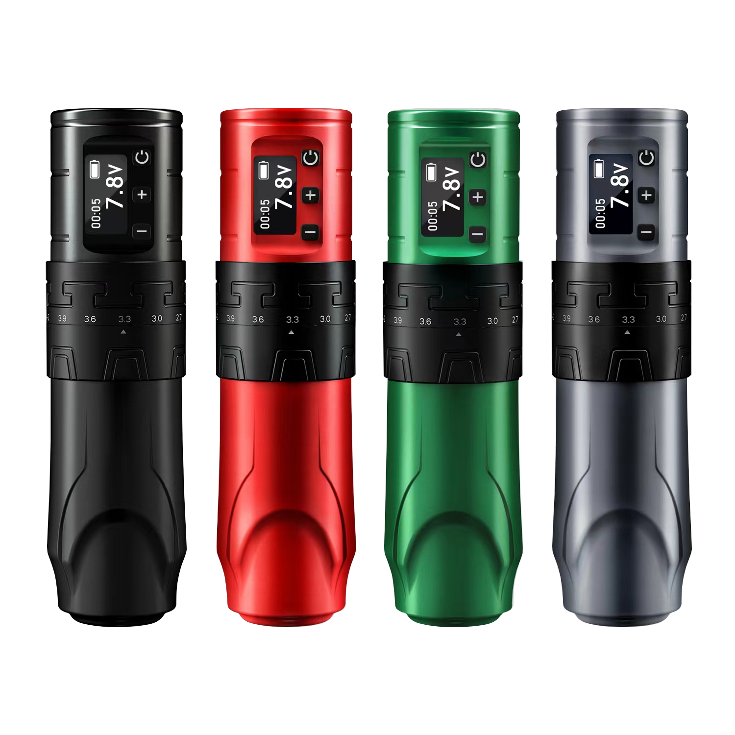 New Adjustable Stroke Tattoo Battery Pen Machine Double Battery