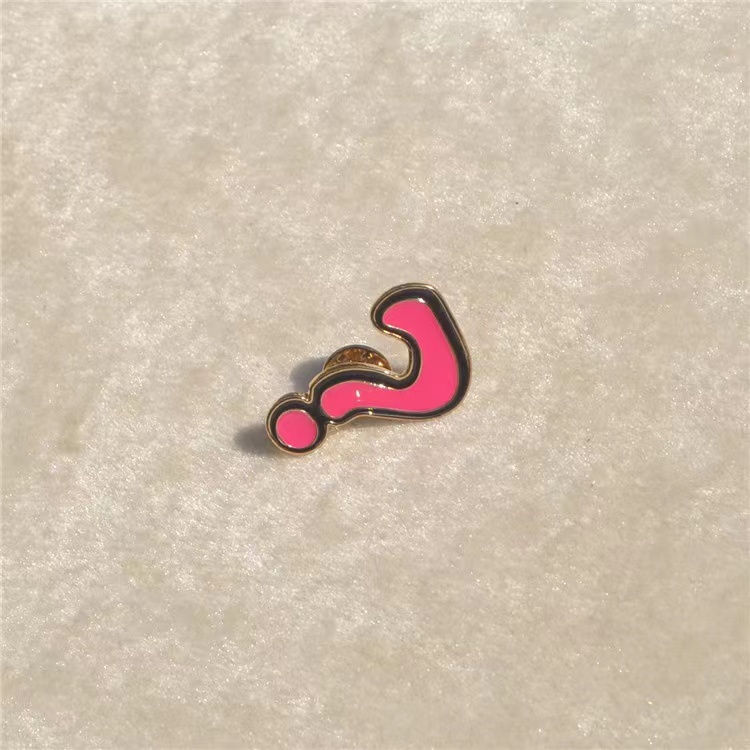 bespoke lapel pins question mark