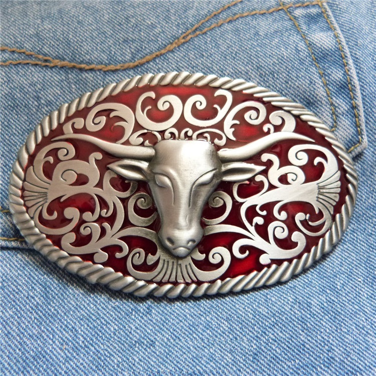 bespoke belt buckle ox