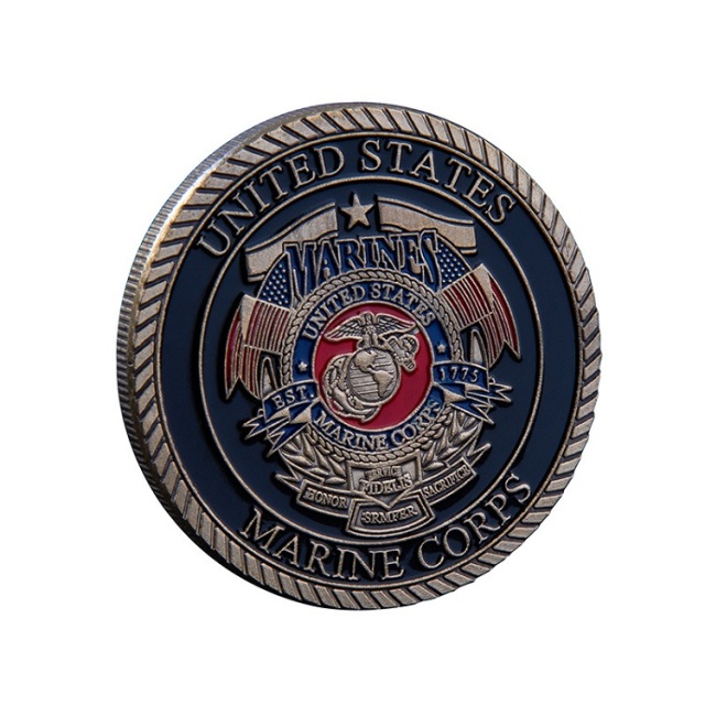 custom 3D antique plating chalenge coins