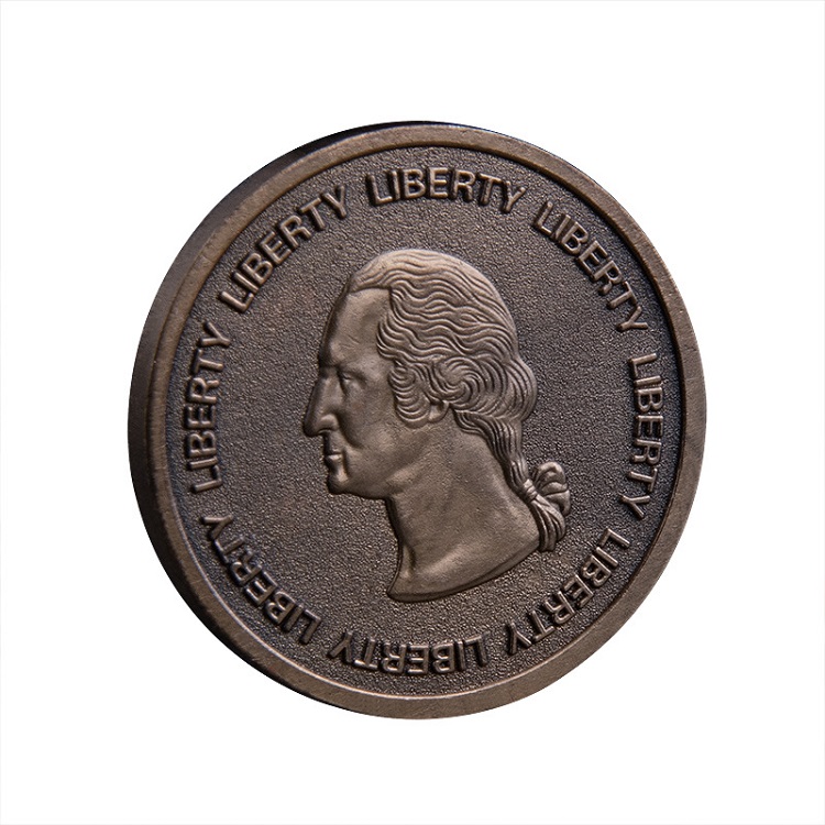 custom sandblast challenge coins