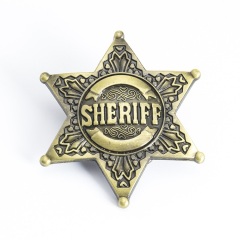 bespoke metal sheriff badge