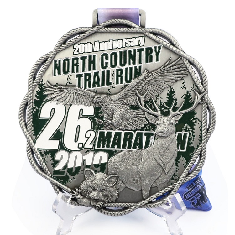 custom big size 3D marathon medals