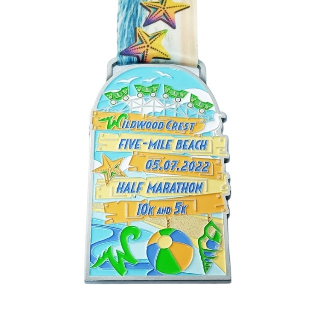 custom sublimation ribbon medals