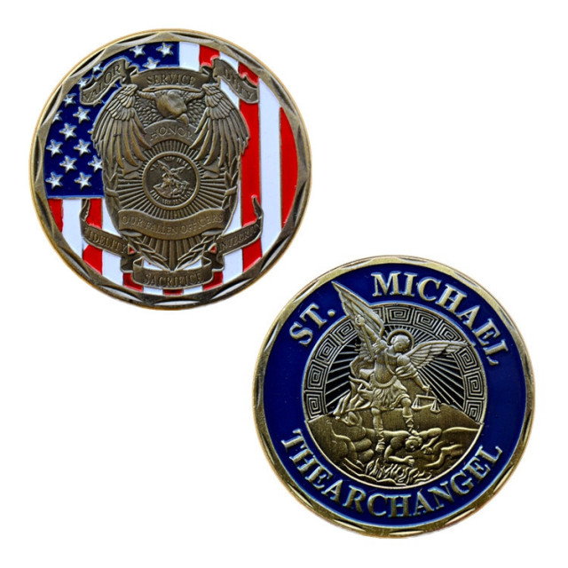 custom challenge coin angel