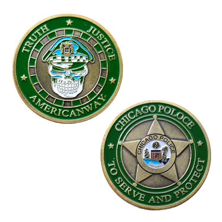 custom police coin