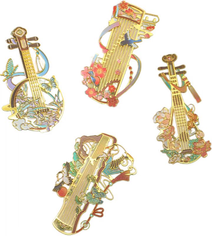 Custom Classical Musical Instrument Pin Badges