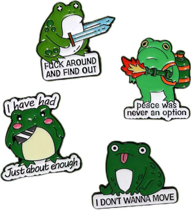 Custom Frog Soft Enamel Badge
