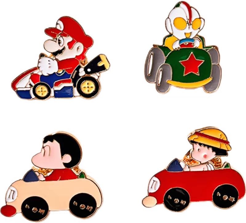 Custom Enamel Anime Badges