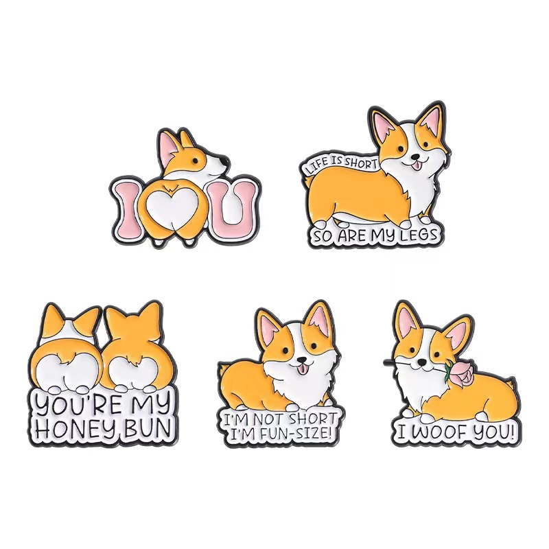 Custom Corgi Pins