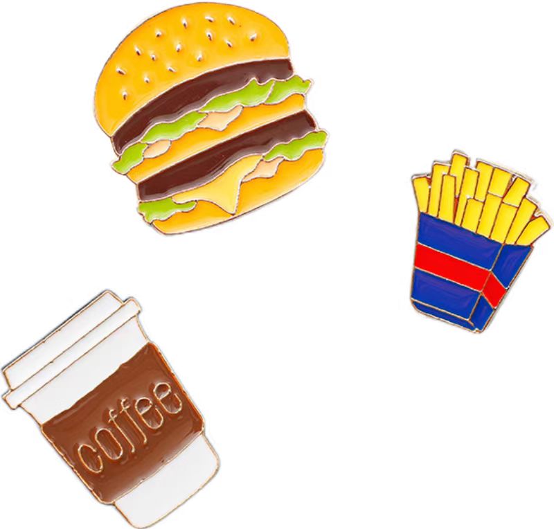 Custom Food Lapel Pin