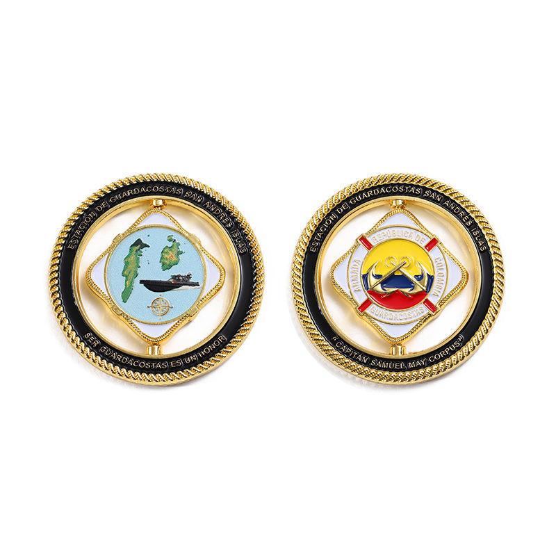 Custom Spin Challenge Coin