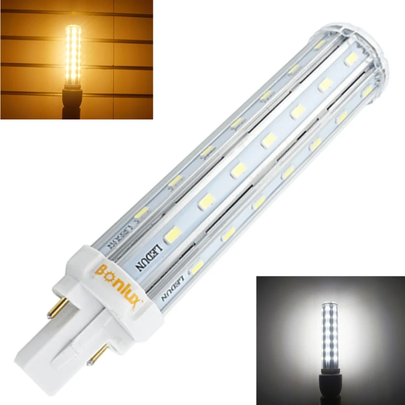 13W LED G24 2-Pin Base Corn Light Bulb 110V 220V 13W G24 PLC Lamp ...