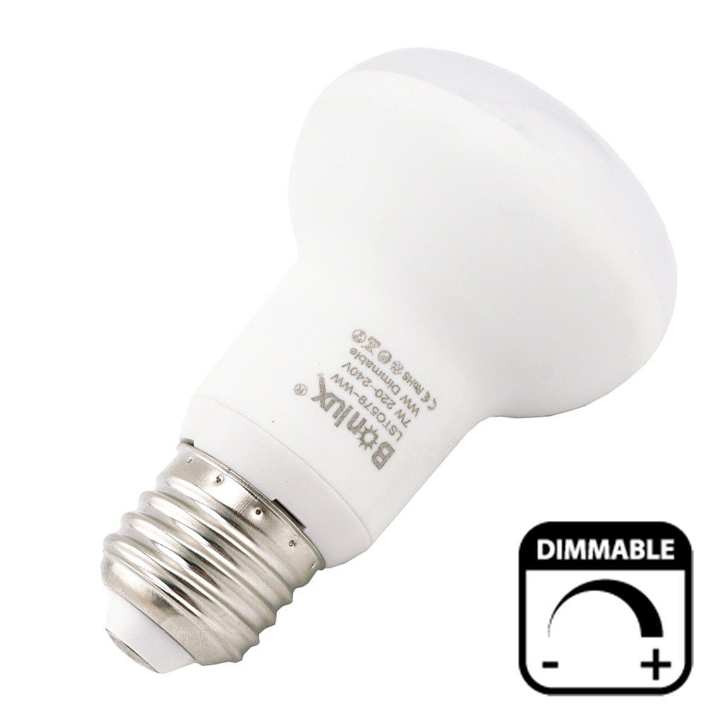 Dimmable R63 LED Light Bulb 7 Watts Edison E27 Base Reflector LED Light ...