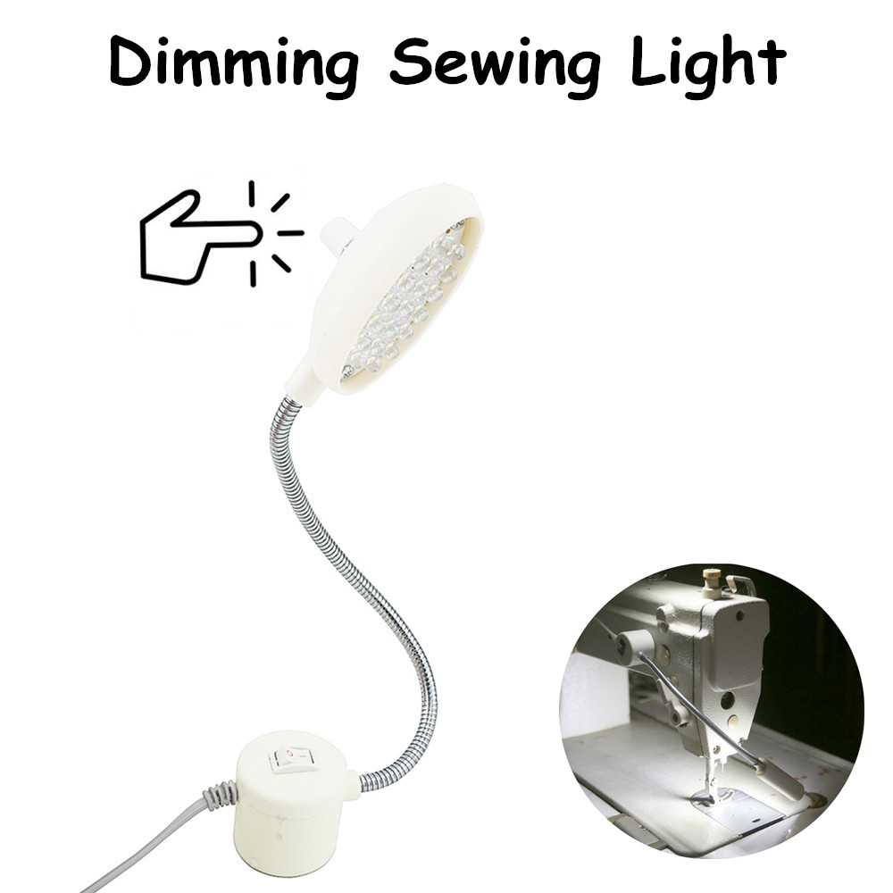 Dimmable LED Sewing Light 2W Bendable Working Light with Magnetic ...
