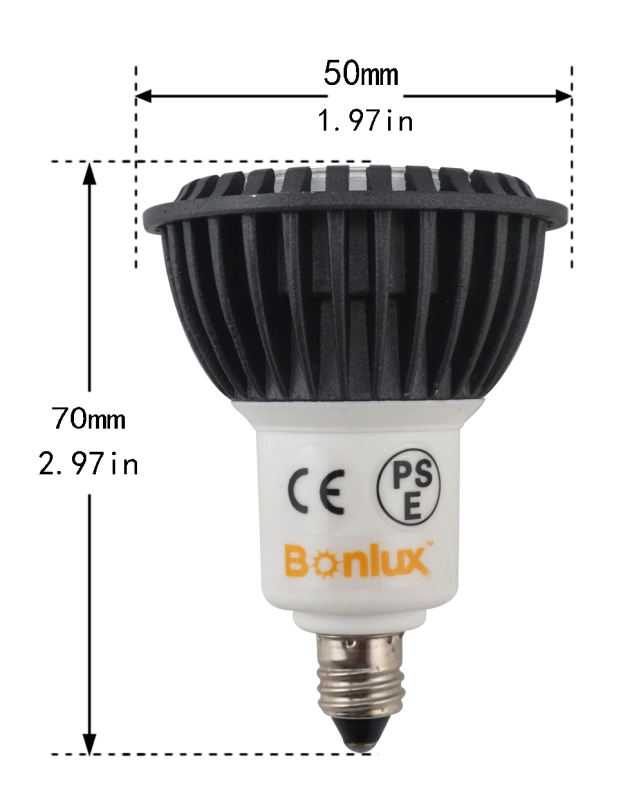 LED E11 Spotlight Mini Candelabra E11 Base 5W E11 LED Recessed Bulb 45 ...