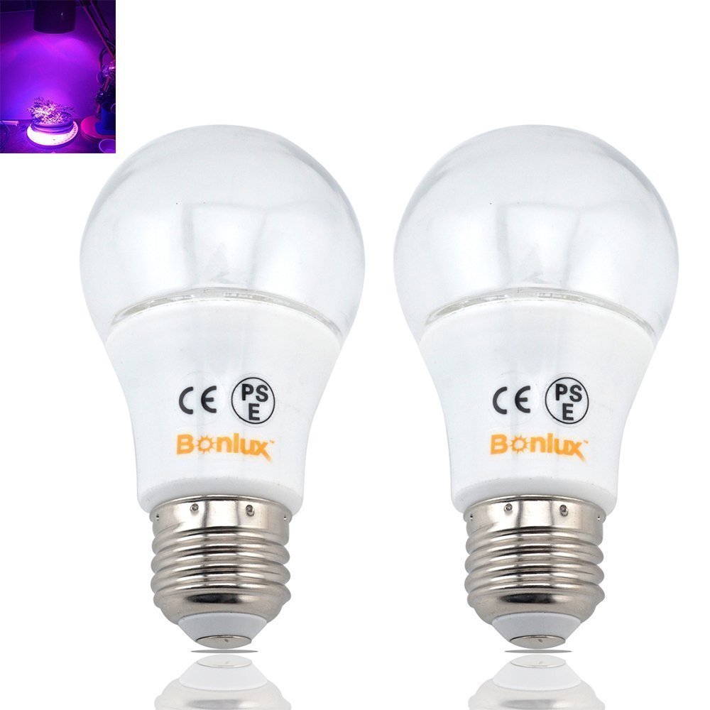 LED Grow Light Bulb 5W E27 ES Red Blue Indoor Plant Growing Light for ...